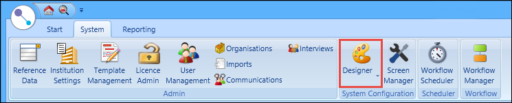 Use ontrack Designer